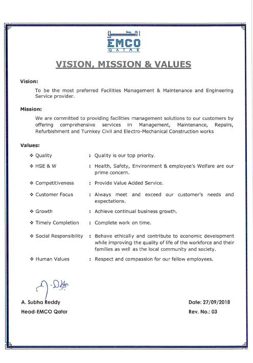 Welcome to Emco Qatar